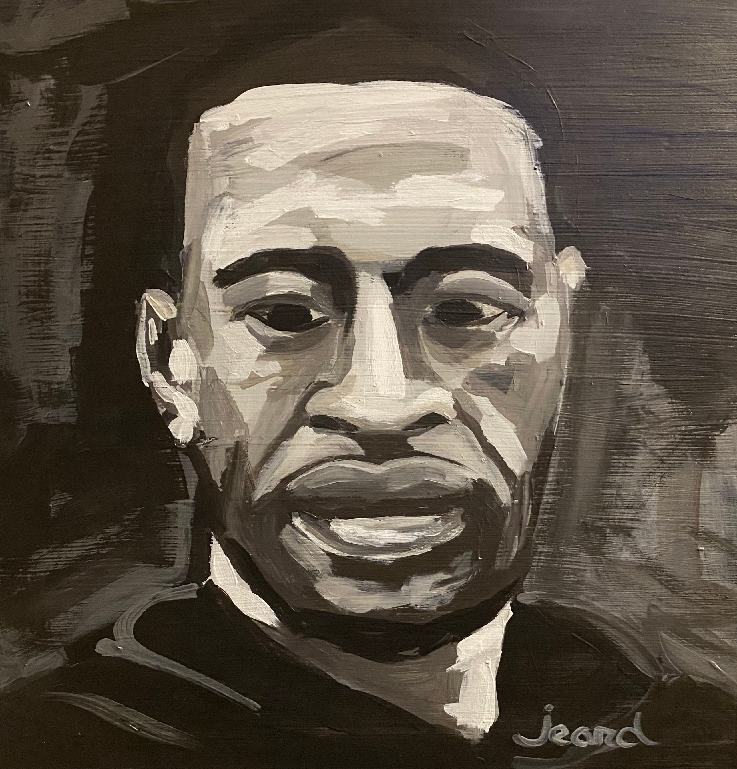 Remembering George Floyd, painting, Original -Art | jbeard art